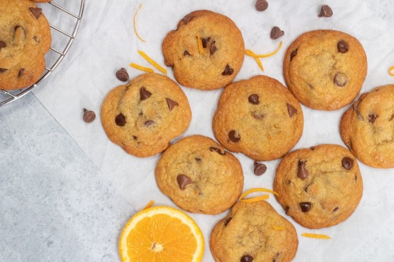 The Best Orange Chocolate Chip Cookies - Maple and Thyme