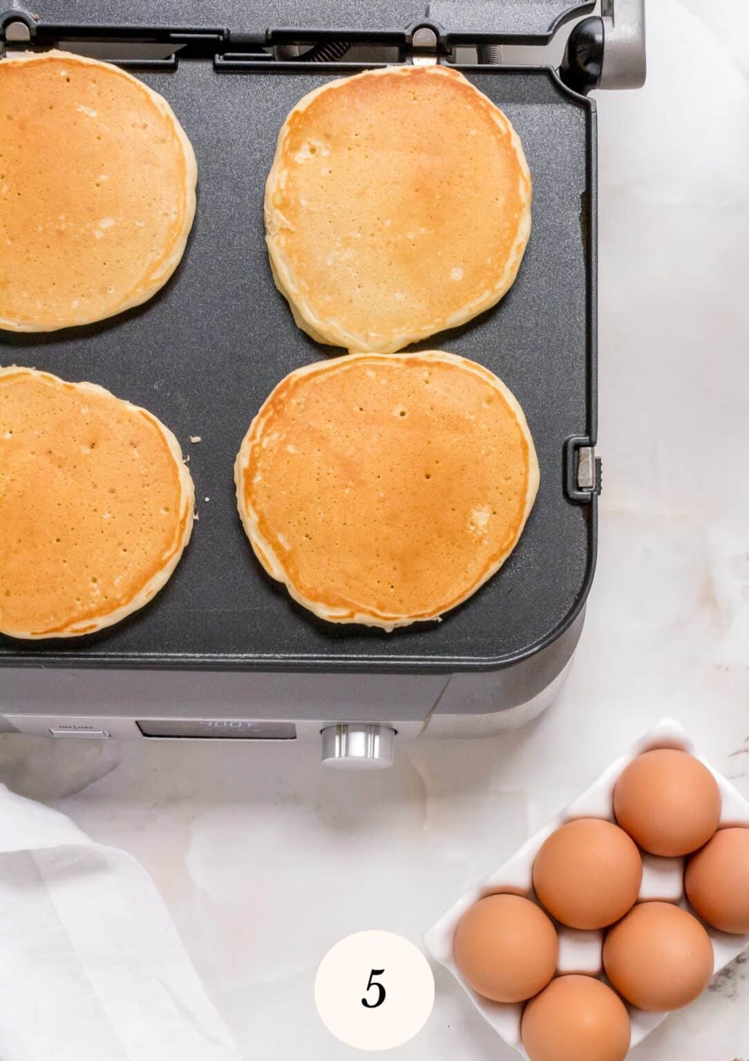 Light and Fluffy Pancakes Recipe for Two - Maple and Thyme